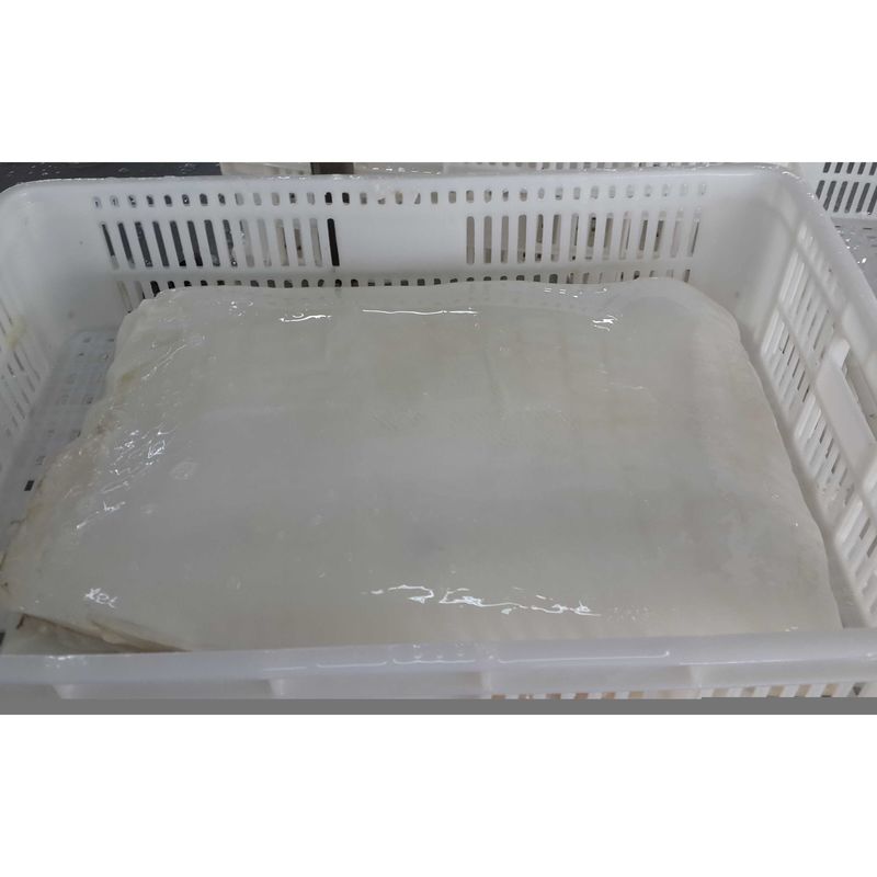 Natural Color Ocean Squid Fillets Skin Off New Frozen Squid